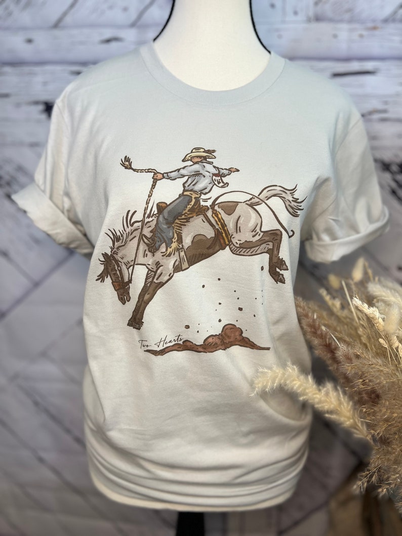 Saddle Bronc Tee - Etsy