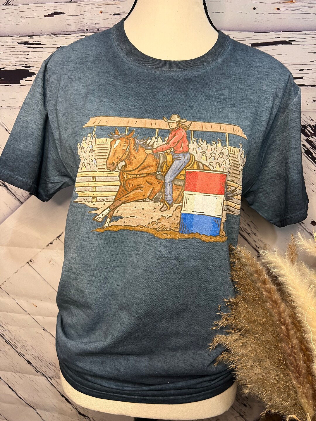Barrel Racer in A Crowd Tee - Etsy