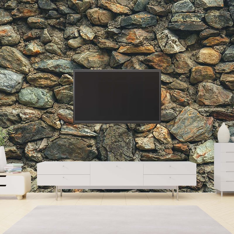 3d Stone Wallpaper - Etsy