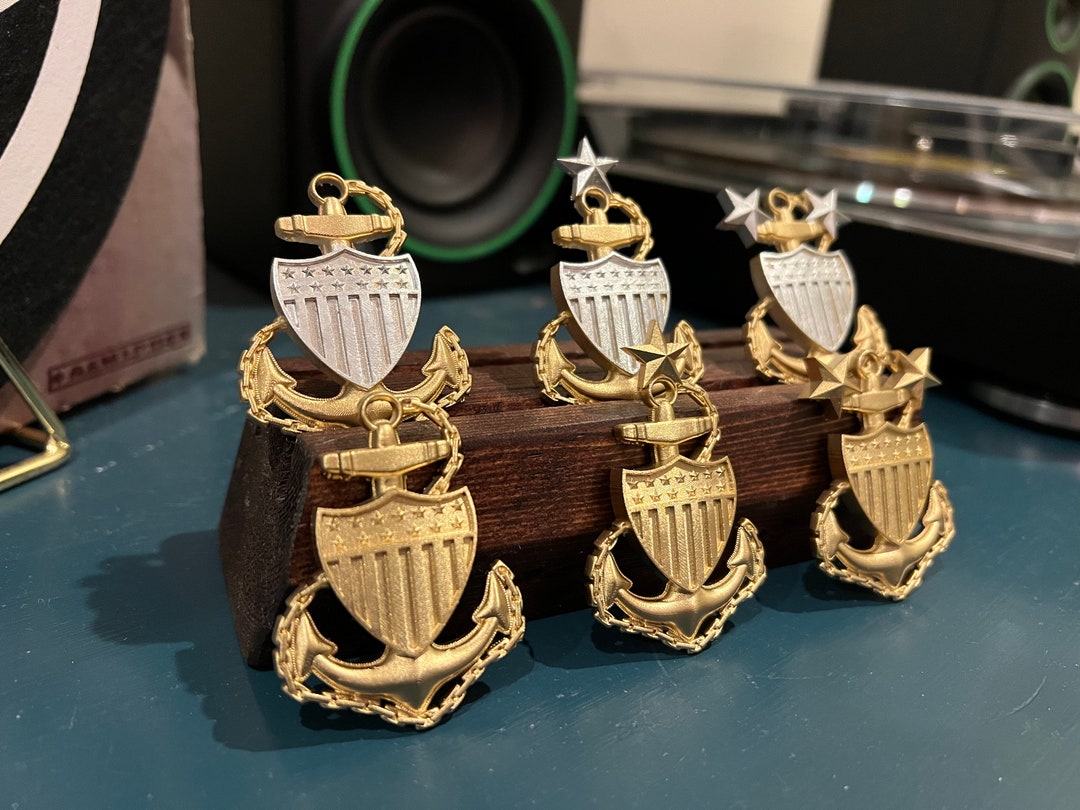 Challenge Coin Sized Chiefs Anchor Senior Chief and Master - Etsy ...