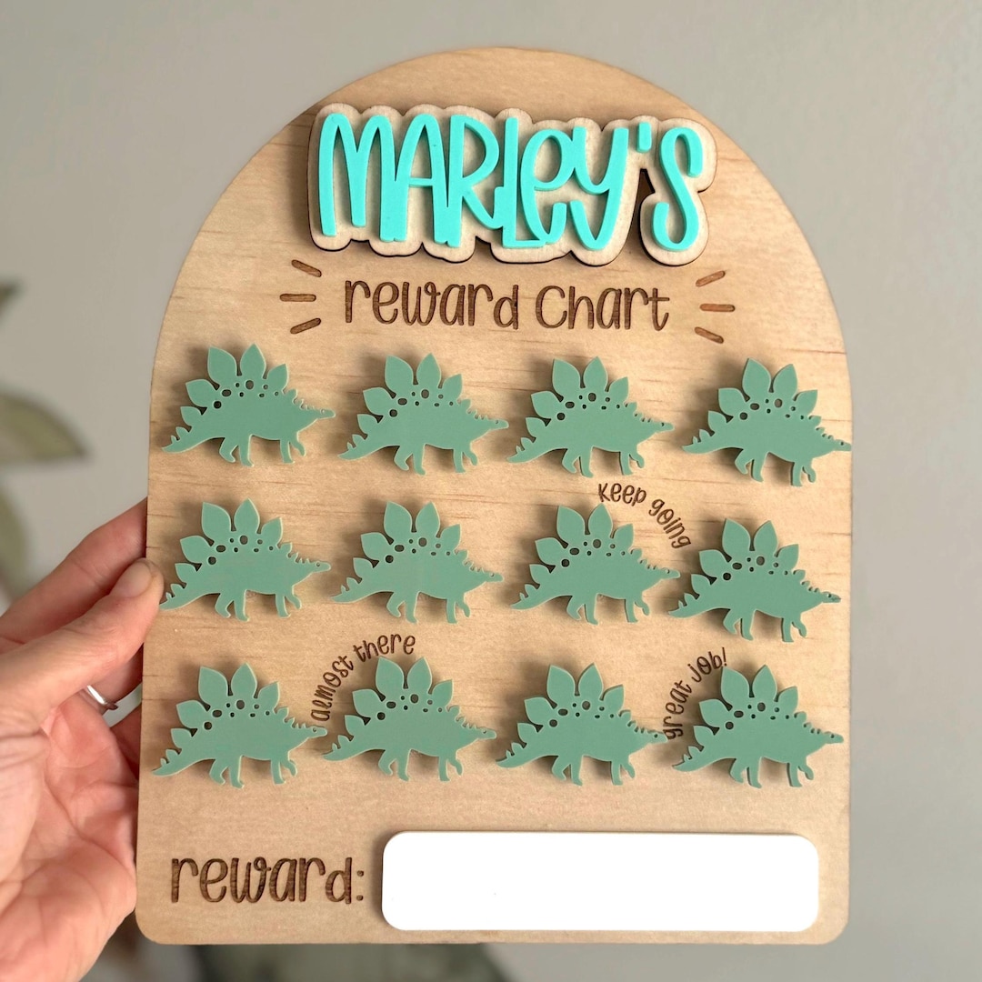 Dinosaur Reward Chart | Custom Chore Chart | Good Behaviour Chart ...