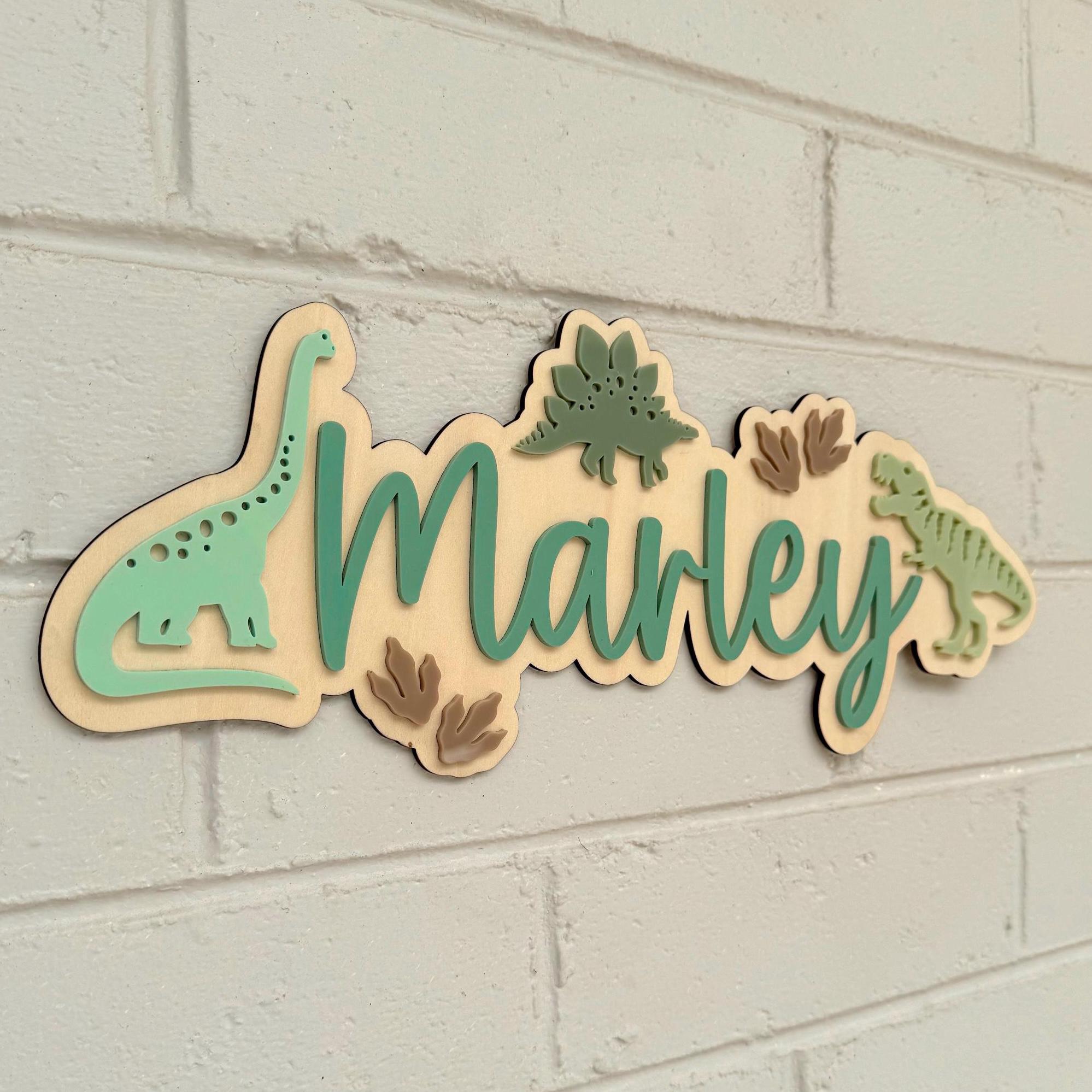Dinosaur Room Sign | Personalised Dinosaur Sign | Custom Dinosaur ...