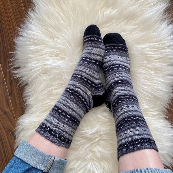 Hand Knit Socks - Etsy