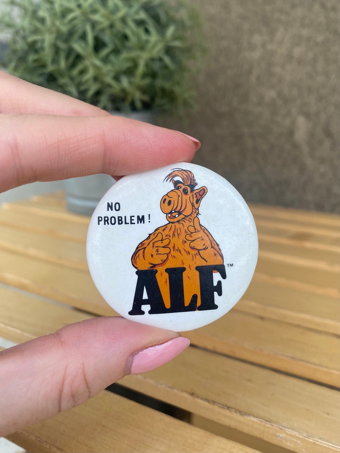 Vintage Alf Alien Pin Badge 1987 for Fans and Collectors, Alf No ...
