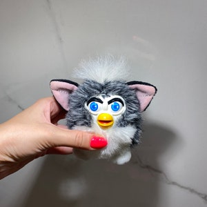 Furby Fake 1998 Rare Black White Small Plush, Furby Knock-off, Furby ...