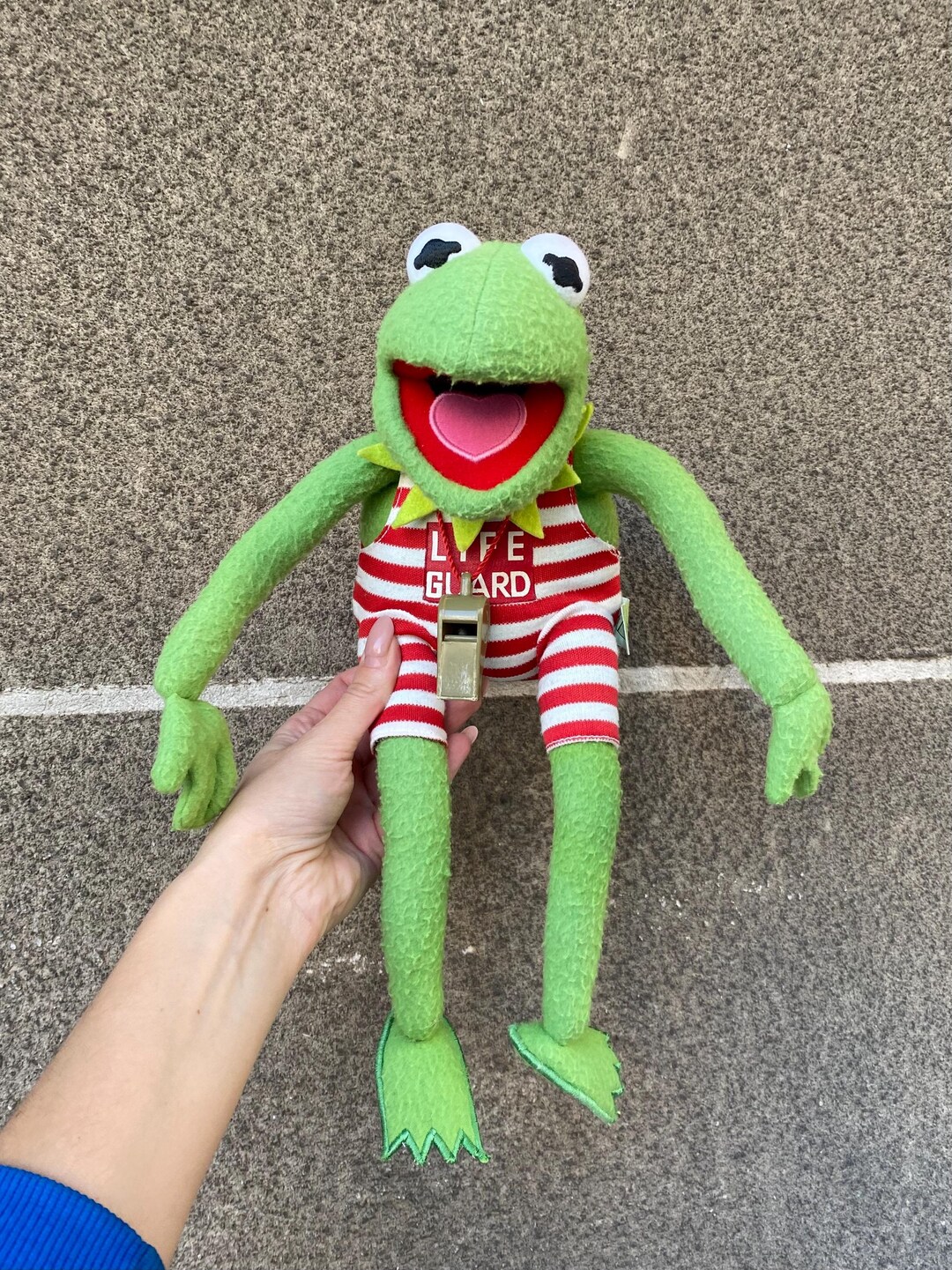 Vintage Rare Kermit the Frog Life Guard Muppet Plush by Igel 1990s - Etsy