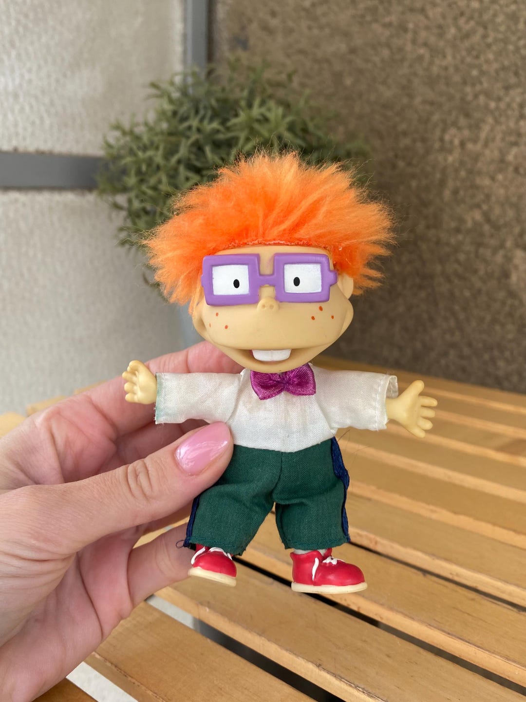 Vintage Rugrats Chuckie Finster Small Plush Doll 2000 Viacom ...