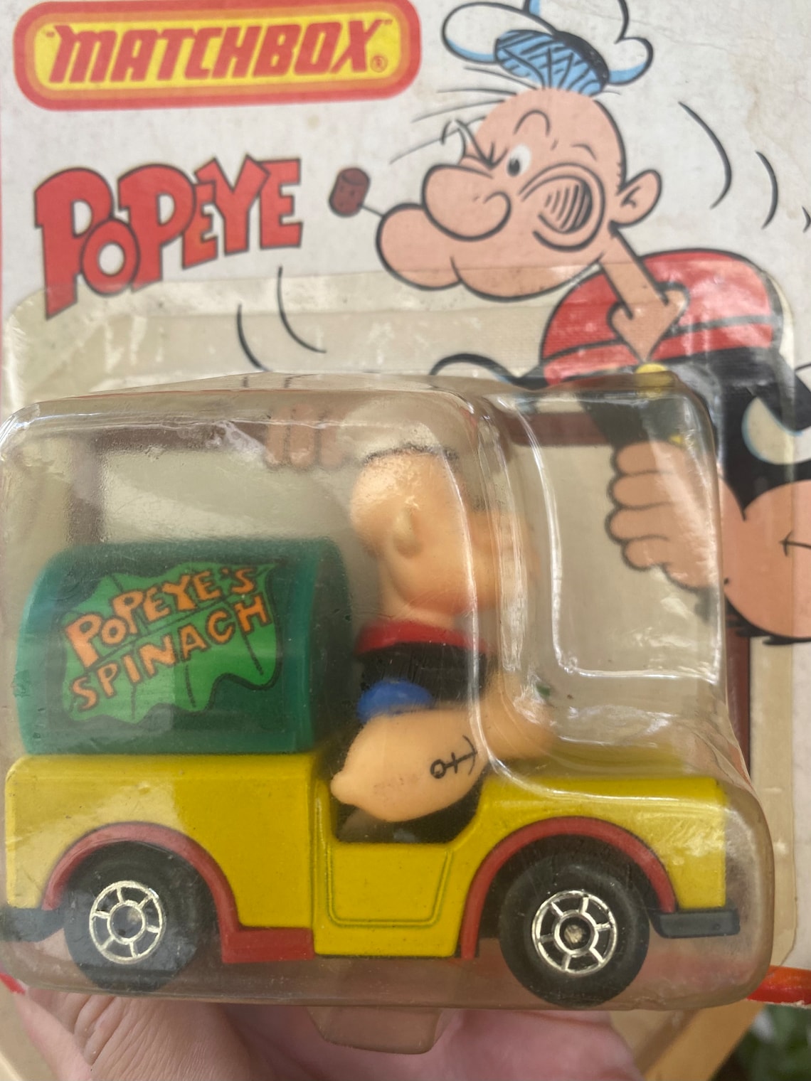 Popeye The Sailor Man Vintage Toy 1980s Popeyes Spinach Etsy
