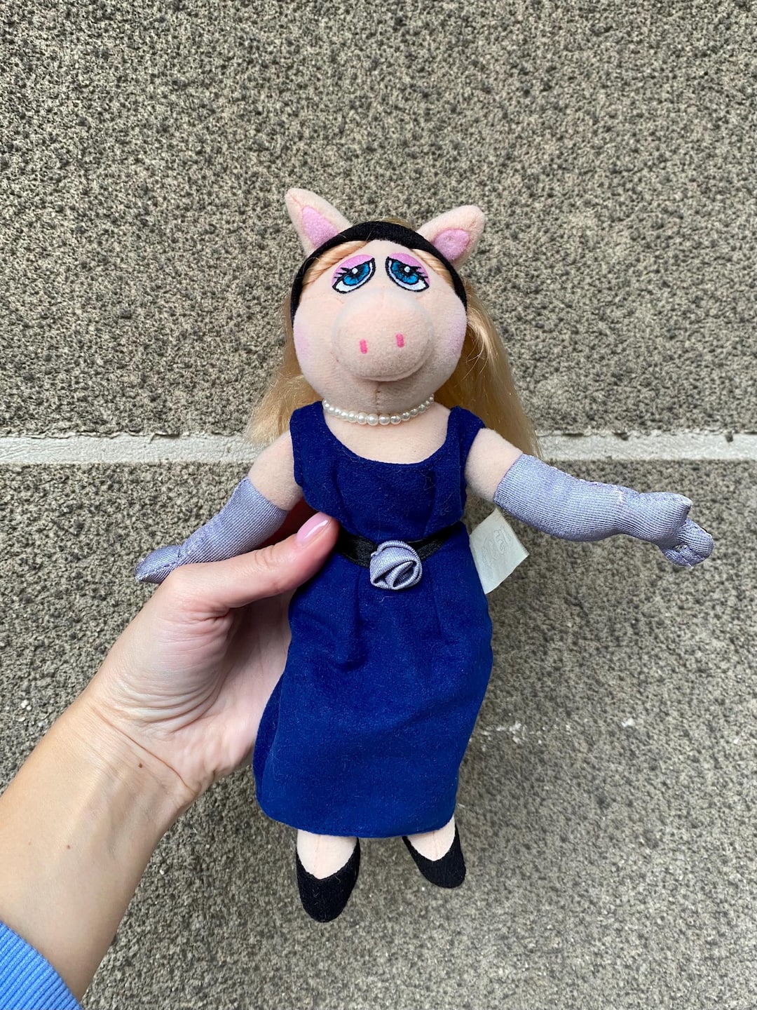 Vintage 1999 Miss Piggy Small Plush Doll: Igel Muppet Show Collectible ...