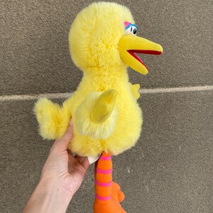 Sesame Street Big Bird Plush Toy 1990s, Jim Henson Muppet Vintage ...