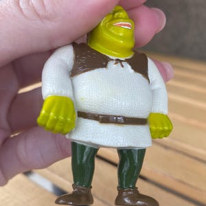 Vintage Shrek Pvc Keychain 2004 for a Gift, Cute Funny Shrek Figure ...