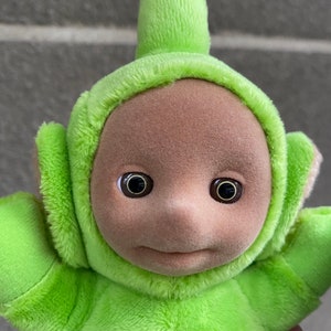 Green Teletubbies Dipsy Plush Toy With Flocked Face 18cm/7in, Small ...