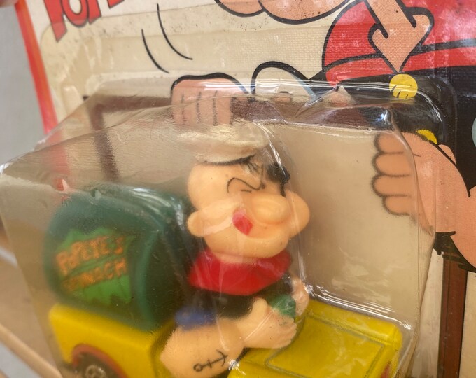 Popeye the Sailor Man Vintage Toy 1980s, Popeye’s Spinach Vehicle Car ...