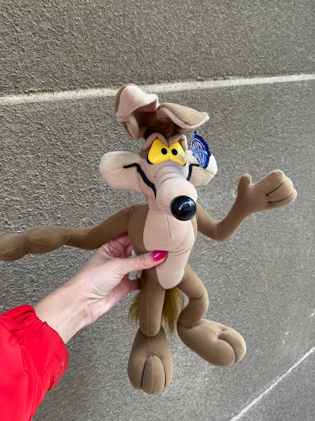 Wile E. Coyote Plush Toy 1994 Vintage Looney Tunes Coyote - Etsy