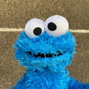 Collectable Cookie Monster Sid Muppet Plush Toy Sesame Street, Jim ...
