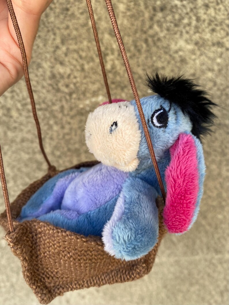 Vintage Eeyore in Hot Air Balloon Plush With Suction Cup, Winnie the ...