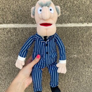 Jim Hensons Statler old man muppet Plüsch Vision 3D, Statler und ...