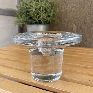 Vintage Belmondo Glass Candle Holder Becker-design 1980s Made in West ...