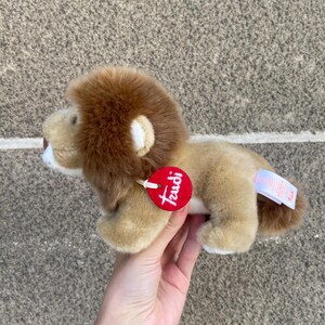 Small Cute Lion Plush Toy by Trudi, Realistic Stuffed Wild Animals for ...