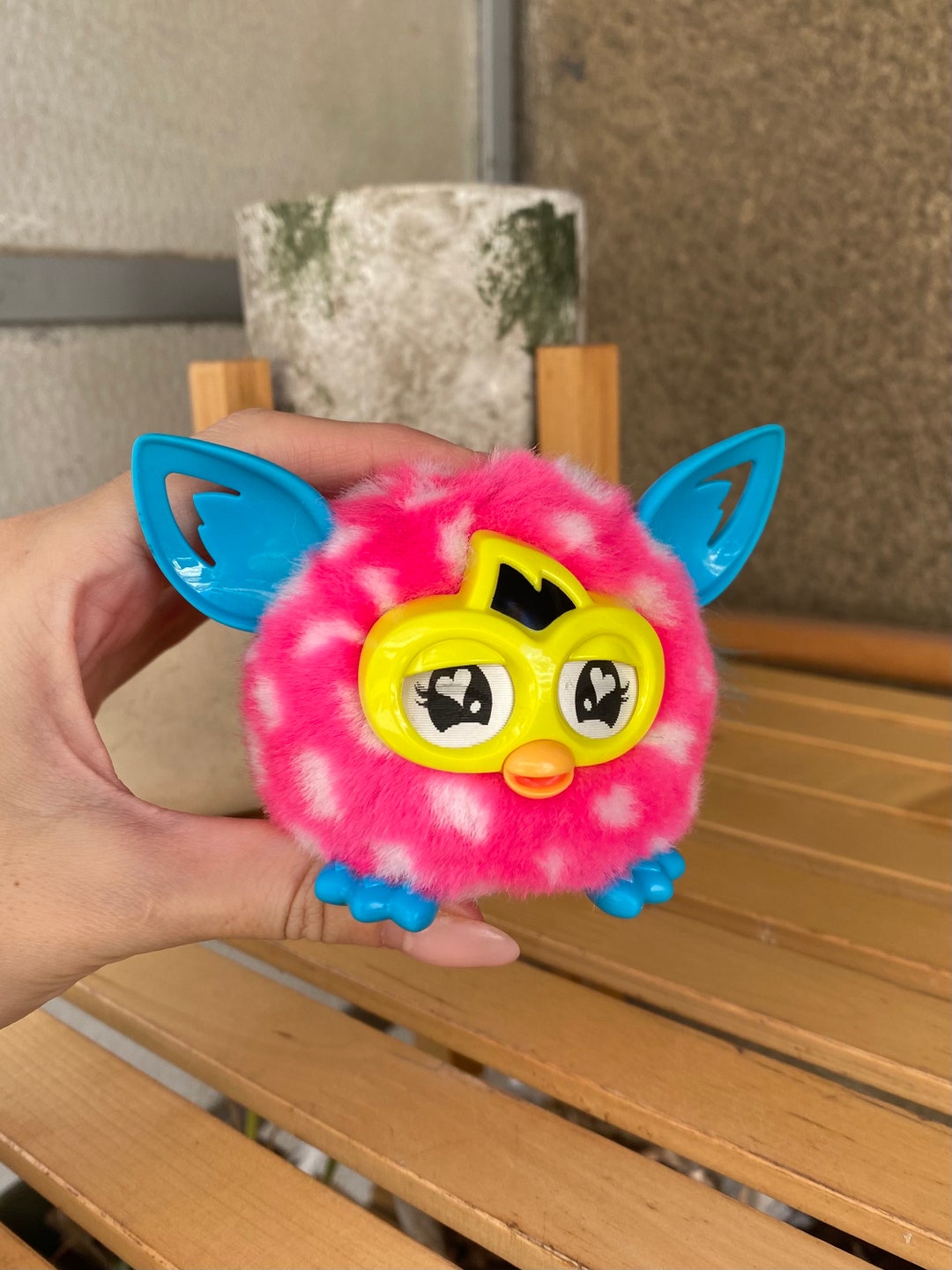 Pink Furby Furbling Polka Dots NON-WORKING, Small Furby by Hasbro for ...