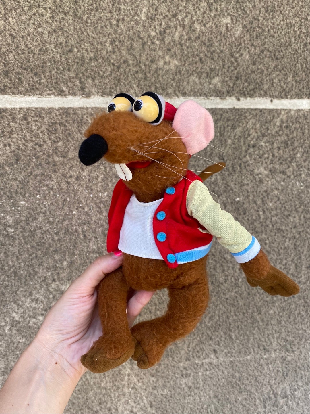 Very Rare Jim Henson Rizzo the Rat Plush Beanbag Toy 1990-2000s, Muppet ...