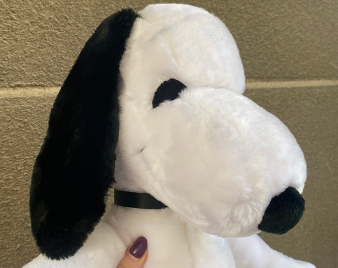 Big Snoopy Plush Toy Made in Korea 1968, Vintage Rare Soft Peanuts ...