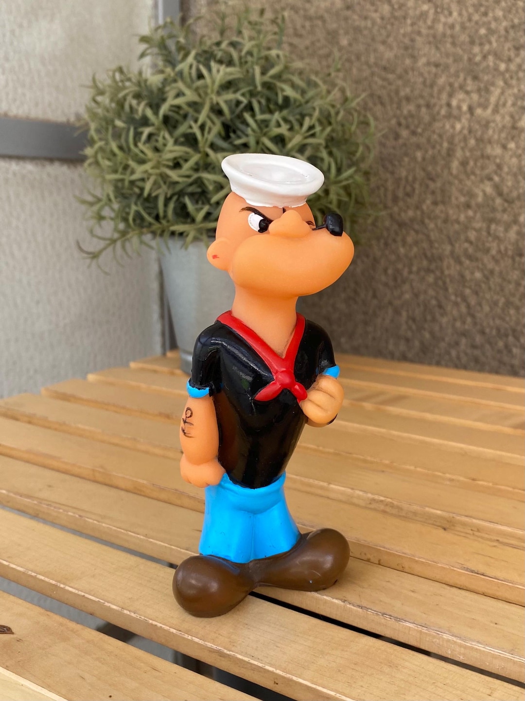 Vintage Popeye the Sailor Man Vinyl Figurine: Dakin 1974, Hong Kong - Etsy