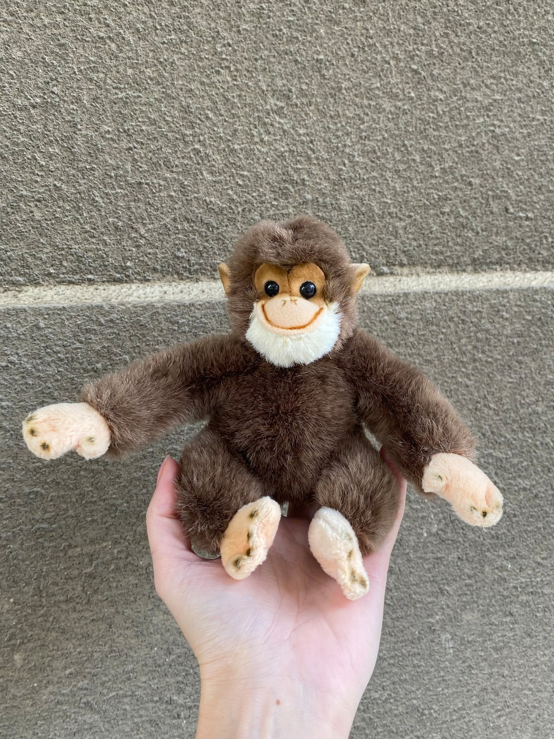 Small Vintage Monkey Plush Stuffed Toy 1980s Germany M.pamer ...