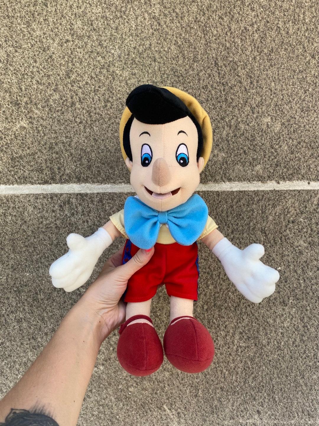 Vintage Cute Pinocchio Plush Stuffed Toy, Pinocchio Soft Doll From ...