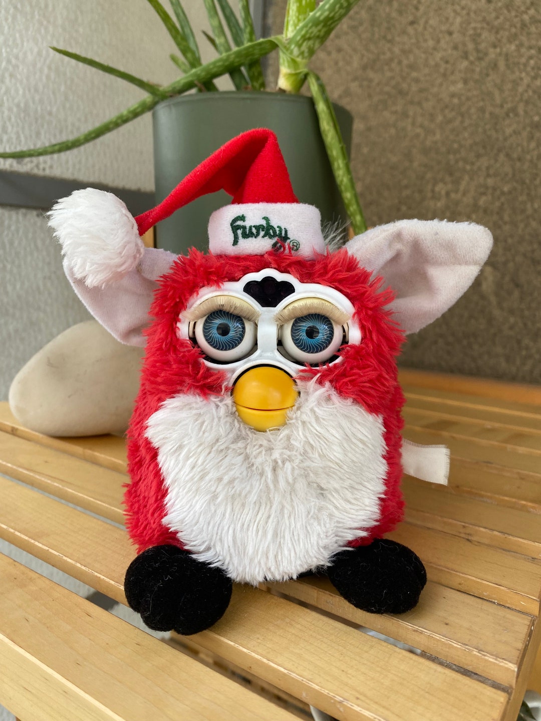 Furby Santa 1998 WORKING Special Edition Red & White Vintage - Etsy