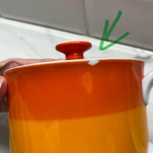 Vintage Ceramic Orange Coffee/tea Pot 1960-70s Made in Japan Mid ...
