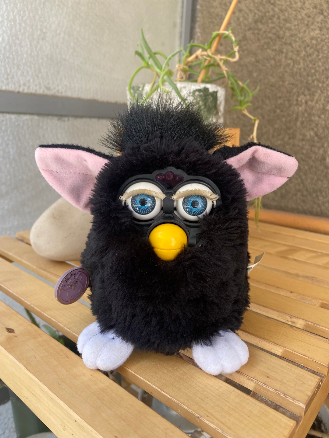 Rare Black Furby Magic 8 Ball moves but Mute Fresh New Look - Etsy