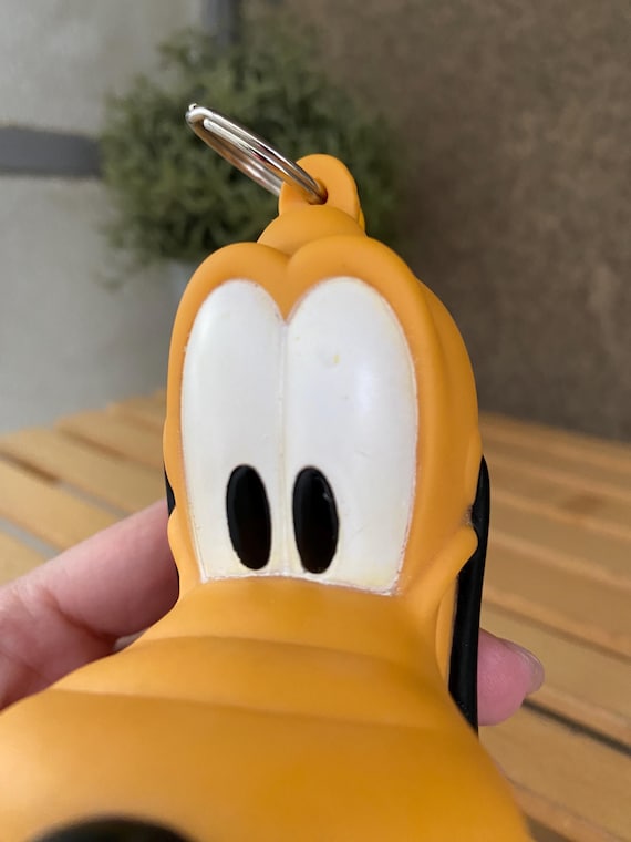 Rare vintage Pluto pvc keychain treasure keeper 1990s… - Gem