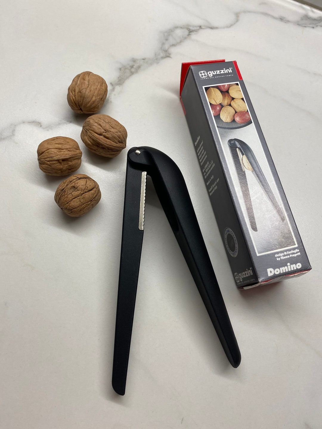 Guzzini Black Nutcracker Vintage New in Box Unused, Nut Cracker Italy ...