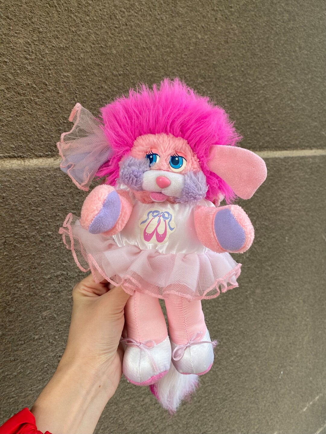 Pink Carnival Popples Ballerina Plush Toy 1986, Collectable Vintage ...