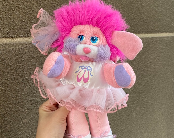 Pink Carnival Popples Ballerina Plush Toy 1986, Collectable Vintage ...