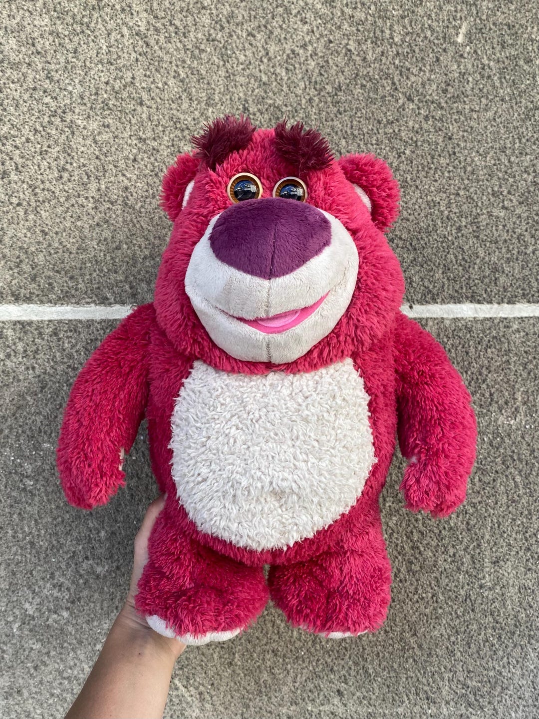 Rare Lots-o-huggin’ Bear Talking Plush From Toy Story, Very Cute Pink ...