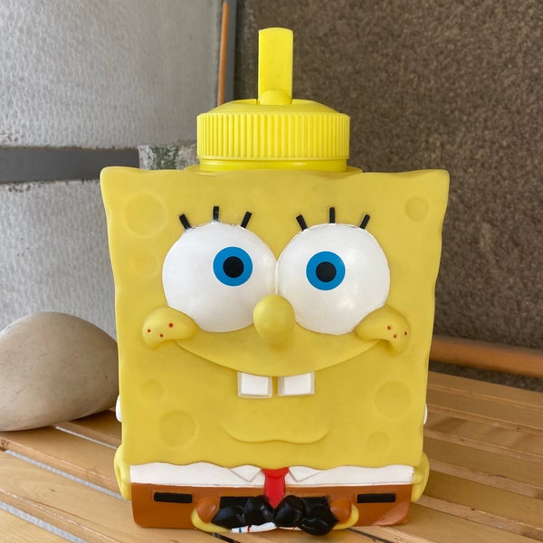 Spongebob Kid Water Bottle - Etsy