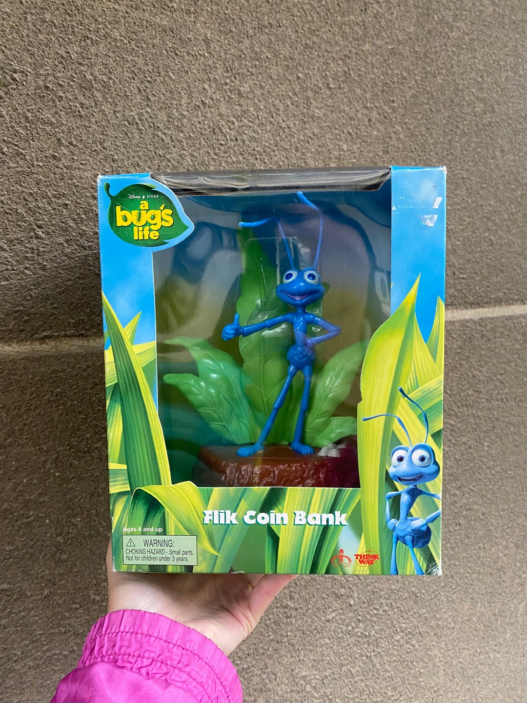 A Bugs Life Flik Coin Bank Pvc New in a Box Unopened, Collectors Bugs ...