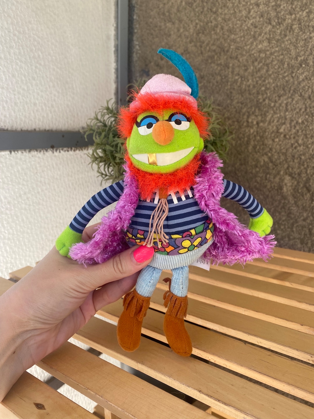 Very Rare Dr Teeth Muppet Small Plush Doll 2003 Sababa Toys, Vintage ...