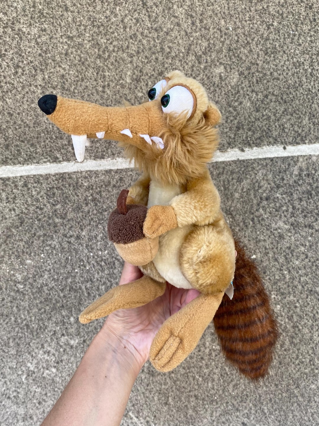 Vintage Ice Age Scrat Squirrel Plush Soft Toy by Play-by-play 2005 ...