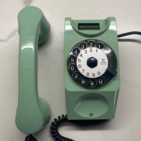 Green Rotary Phone - Etsy