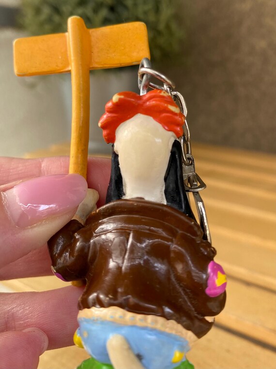 Rare vintage Droopy pvc keychain 1990 Applause, cute … - Gem