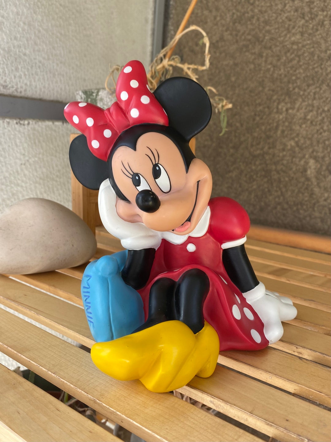 Vintage Minnie Mouse Pvc Money Bank by Bullyland, Cute Disney Minnie in ...