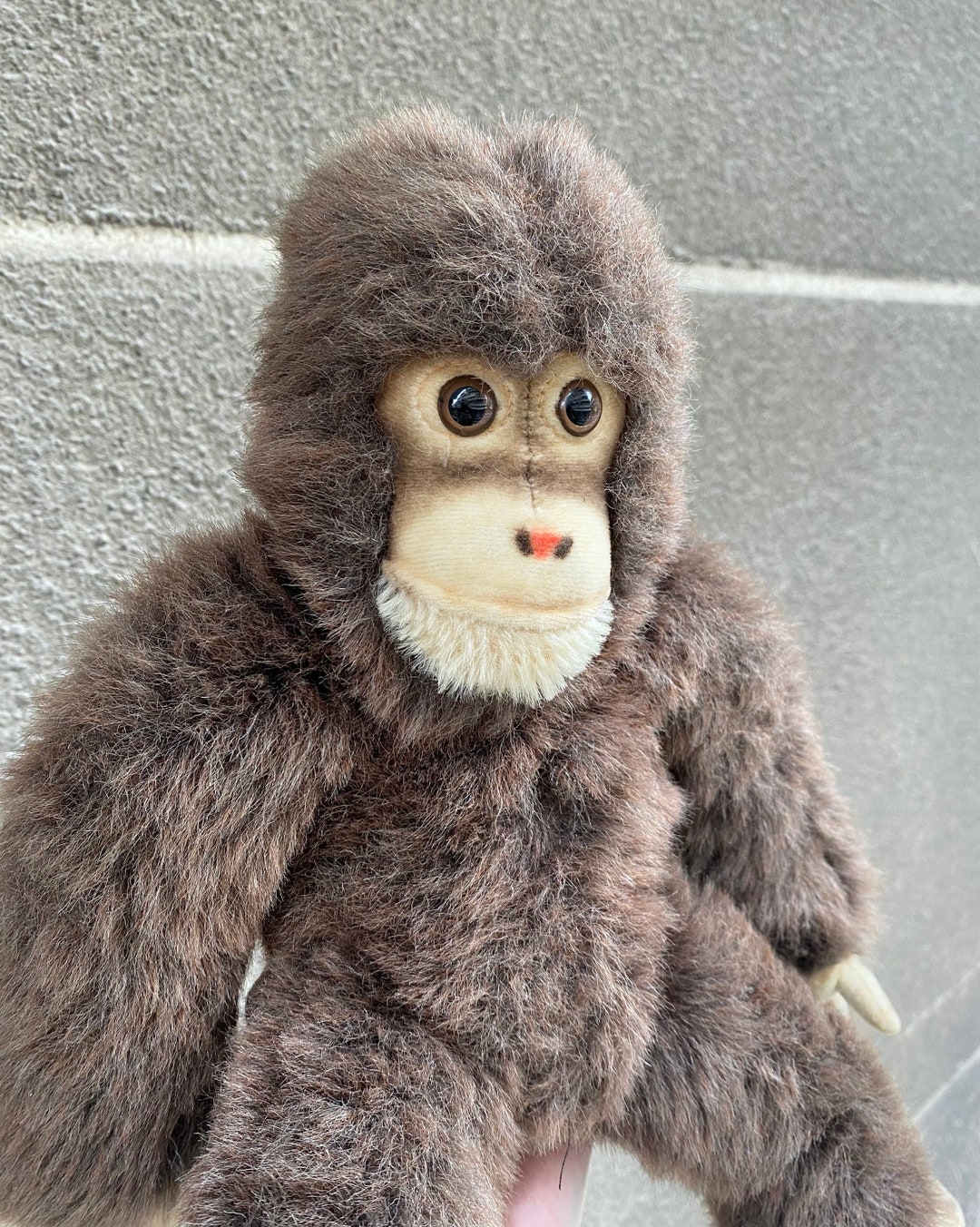 Vintage Steiff Monkey Jocko Plush 1850-60s, Stuffed Chimpanzee Germany ...