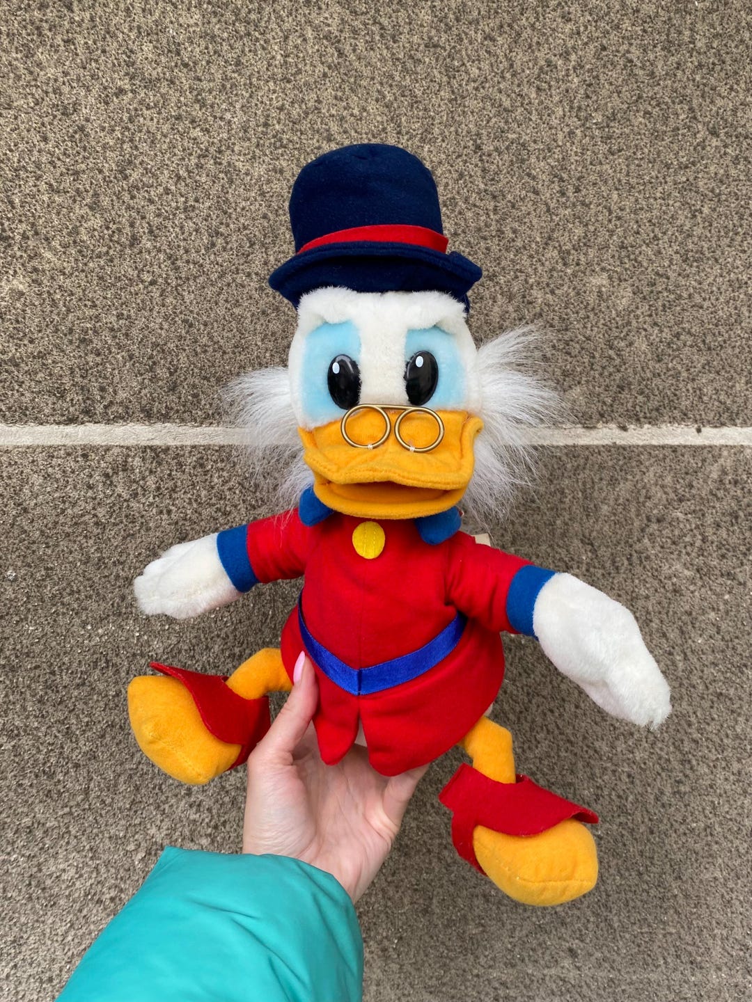 Rare Scrooge Mcduck Plush Toy 1980-90s Made in Korea, Collectable Duck ...