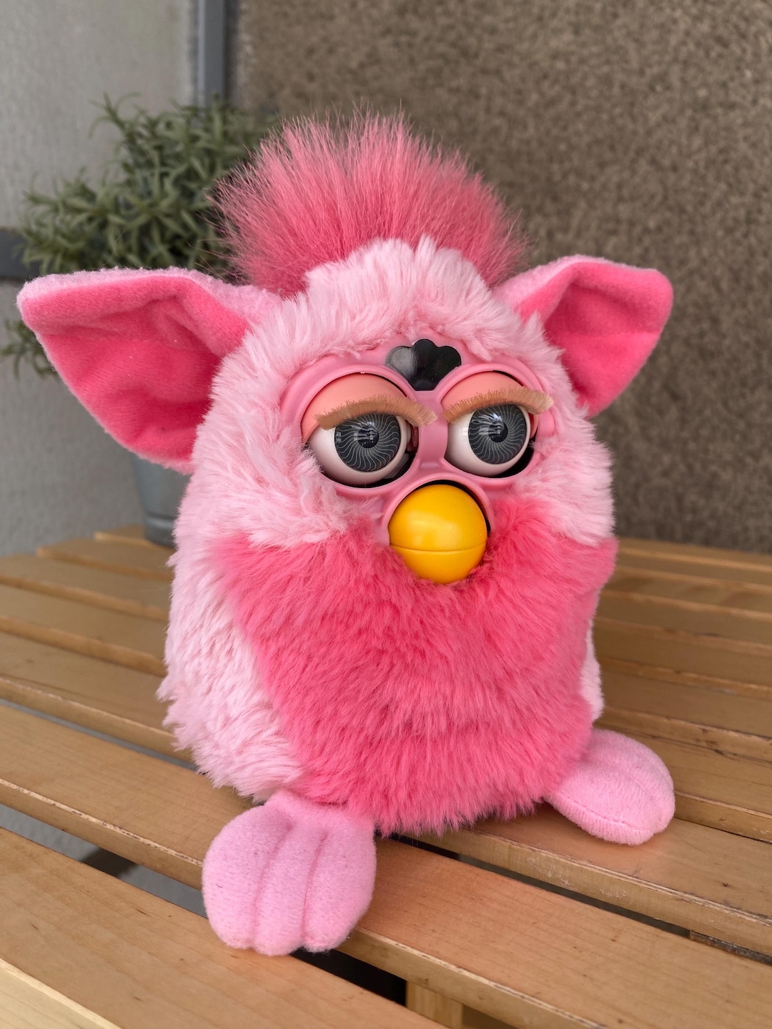 Rare Furby Pink Flamingo 1998 moves but MUTE, Vintage Beautiful Pink ...