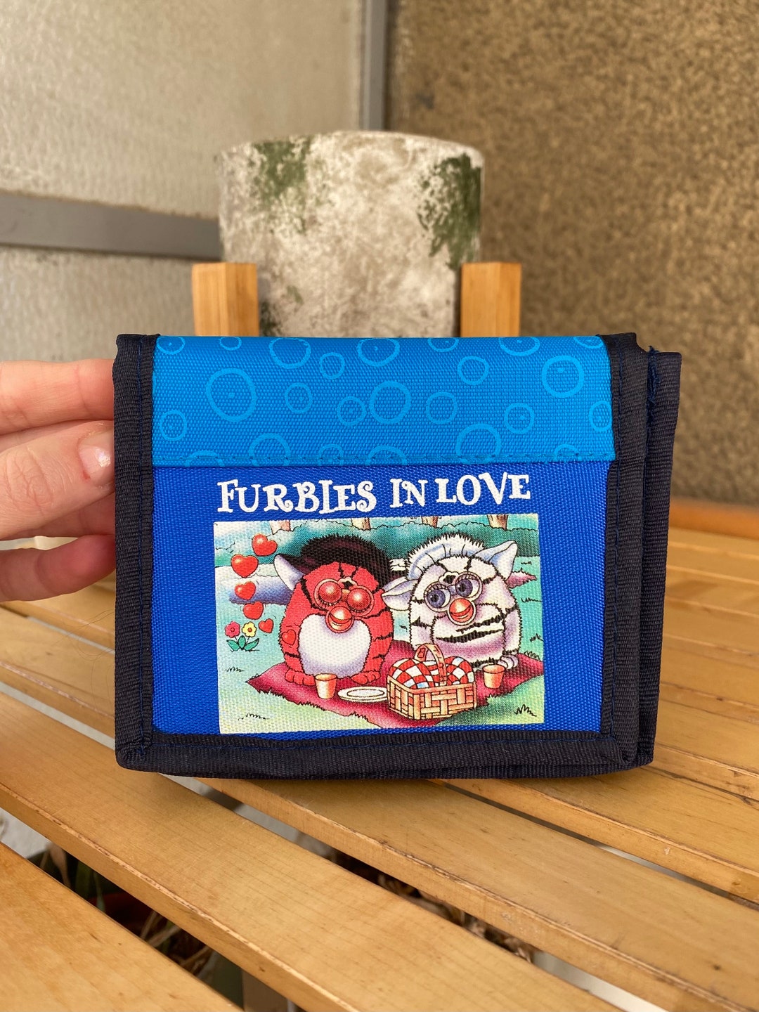 Vintage Rare Furby Blue Wallet Purse 1999 New Old Stock Unused for ...