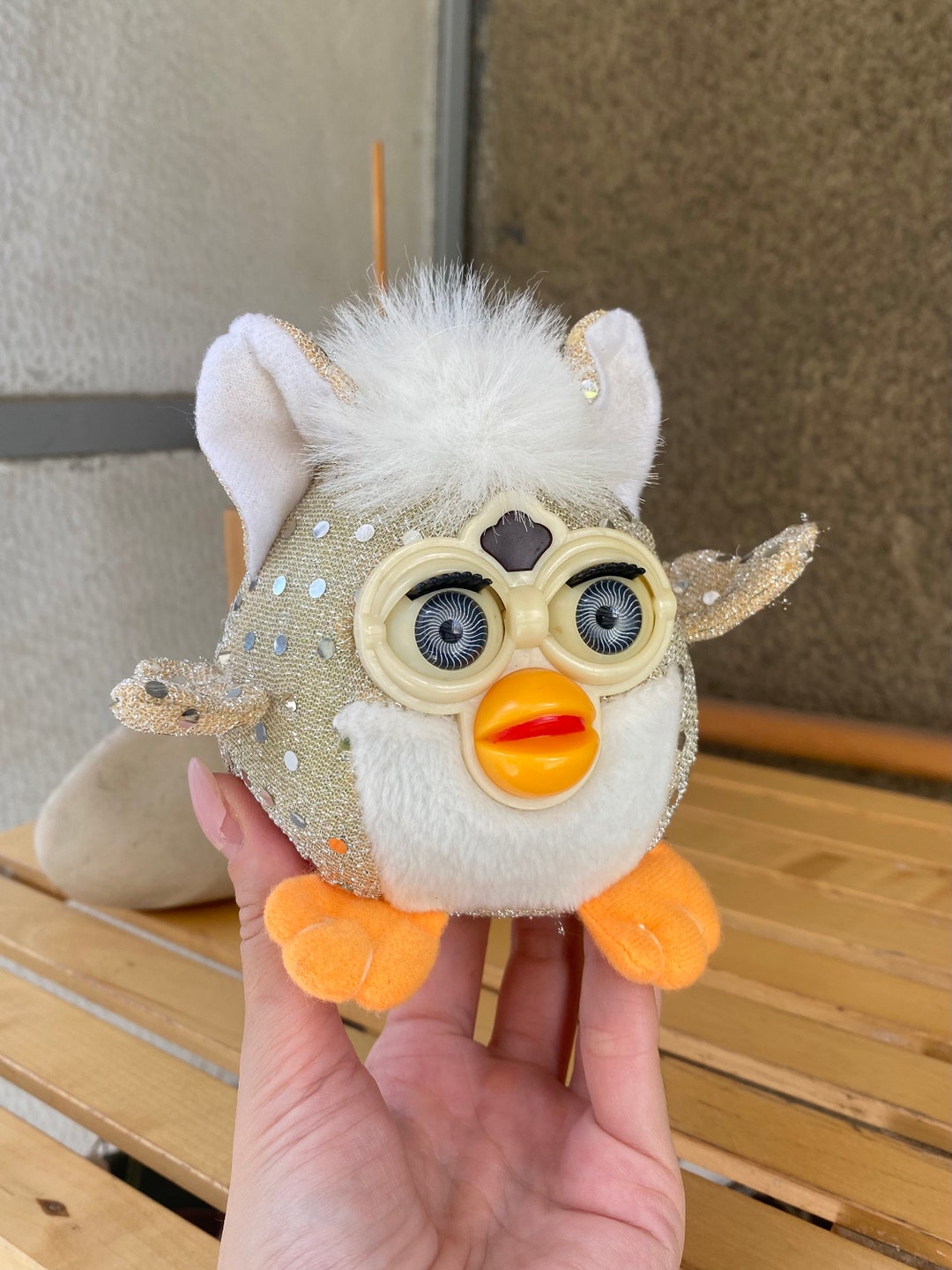 Rare Furby Buddy Fake 1990s With Small Wings and Sparkle Dots, Furby ...
