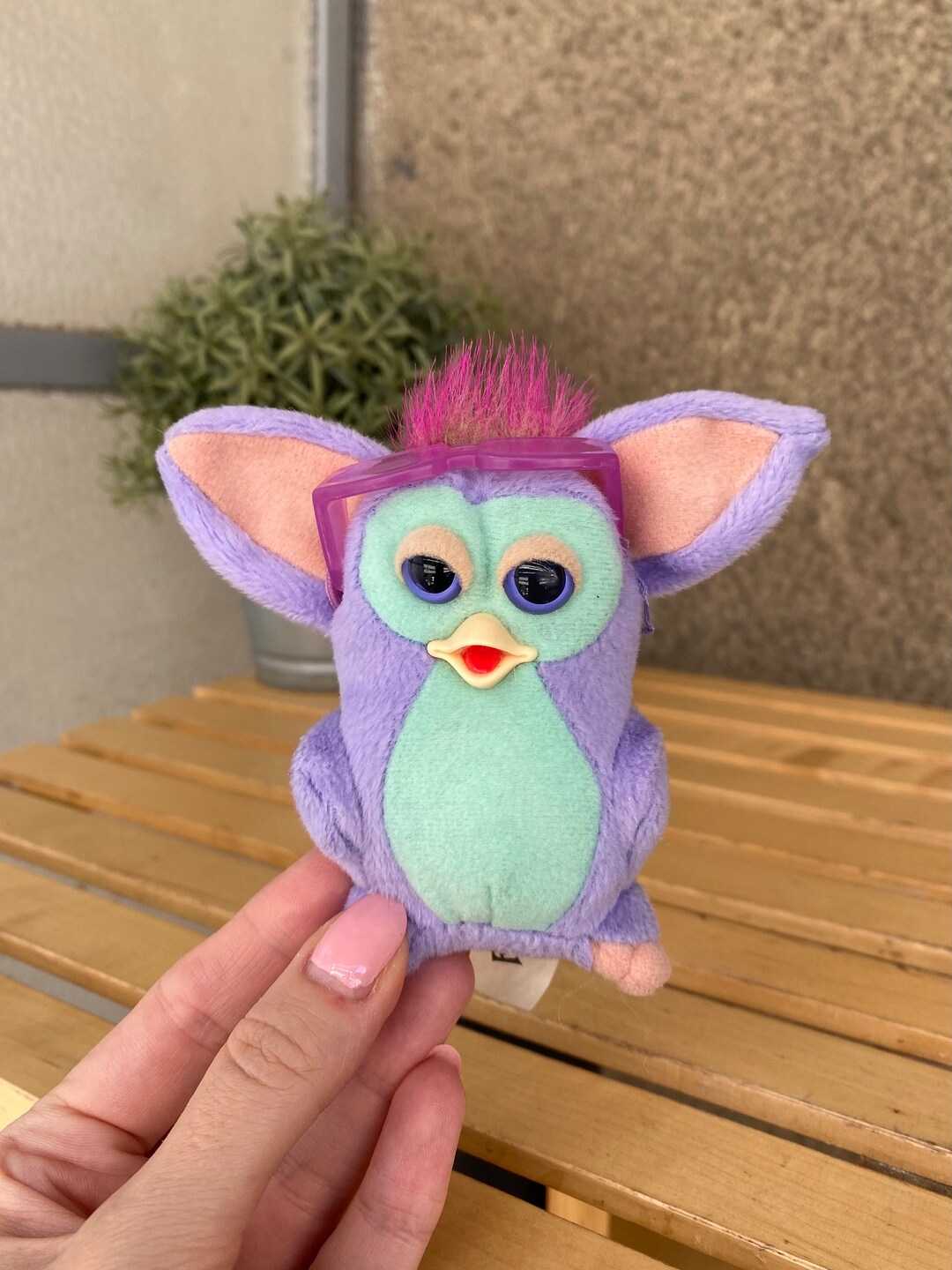 Furby Emoto-tronic Mcfurby 2006 Small Plush Toy, Purple Furby Mcdonald ...